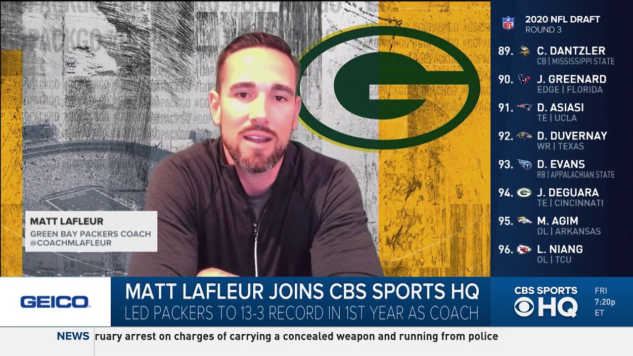 Matt LaFleur sits down for his FIRST interview since the NFL Draft ...