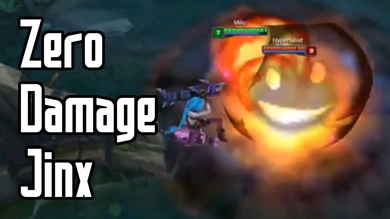 League Mechanic: Zero Damage Jinx Ultimate - YouTube