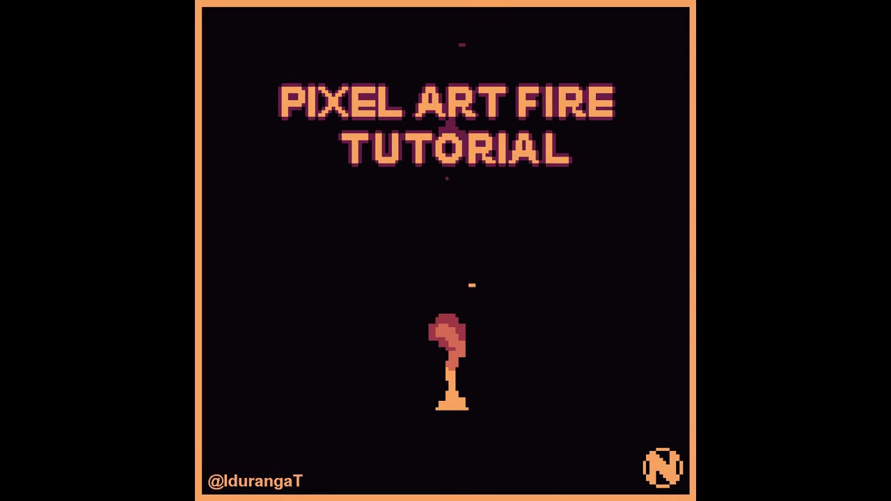 pixel art fire tutorial | #Shorts - YouTube