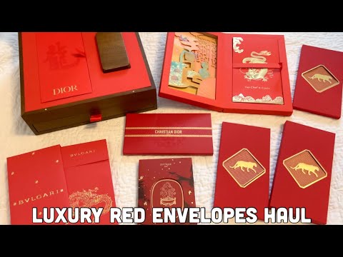 Luxury Red Envelopes Unboxing: Dior Couture, Dior Beauty, Van Cleef ...