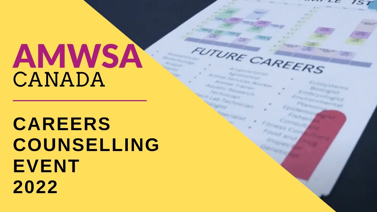 Careers Counselling Event - AMWSA - YouTube