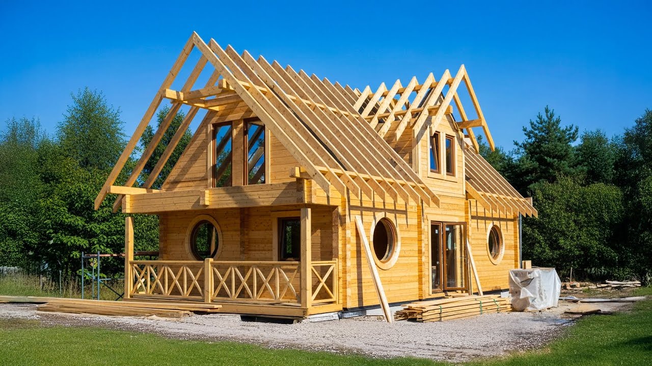 From Logs to Home - The Most Heartwarming Cabin Build You’ll Ever Watch ...