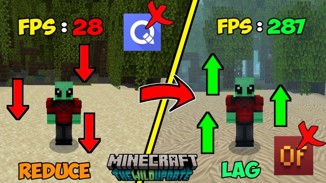 How To Reduce Lag In Minecraft PE In 1.19 | Hindi | With Proof # ...