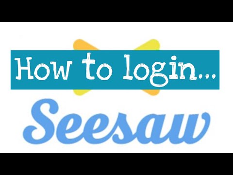 How to login to Seesaw - YouTube
