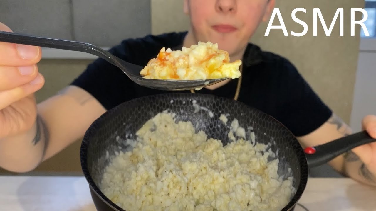 ASMR | MUKBANG | OMELETTE | RUSSIAN BREAKFAST | EATING SOUND - YouTube