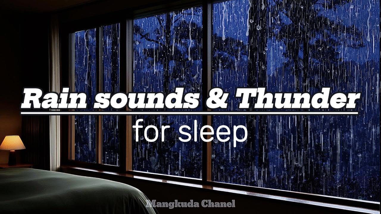 Sounds Of Rain And Thunder For Sleep, ASMR - Rain Sounds For Relaxing ...