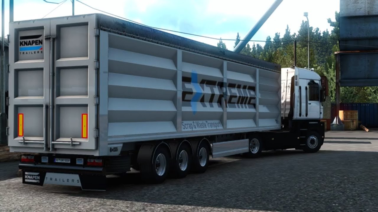 ETS2 1.38 KNAPEN K100 trailers mod | euro truck simulator 2 - YouTube