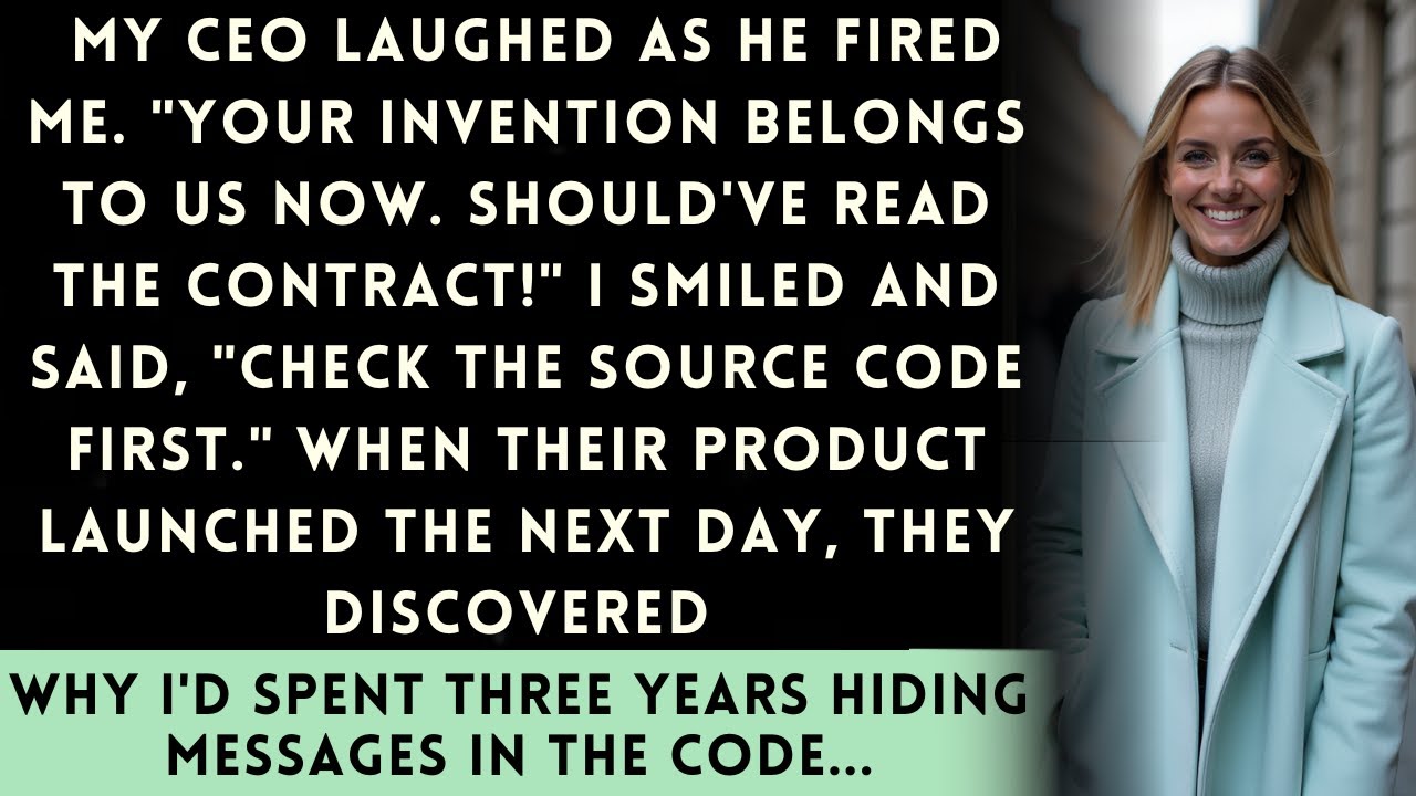 My Boss Stole My Patent And Fired Me, But The Hidden Code Changed ...