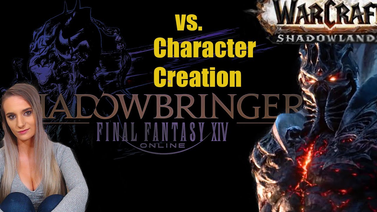 FFXIV vs. WoW Pre Patch Shadowlands Character Creation - YouTube