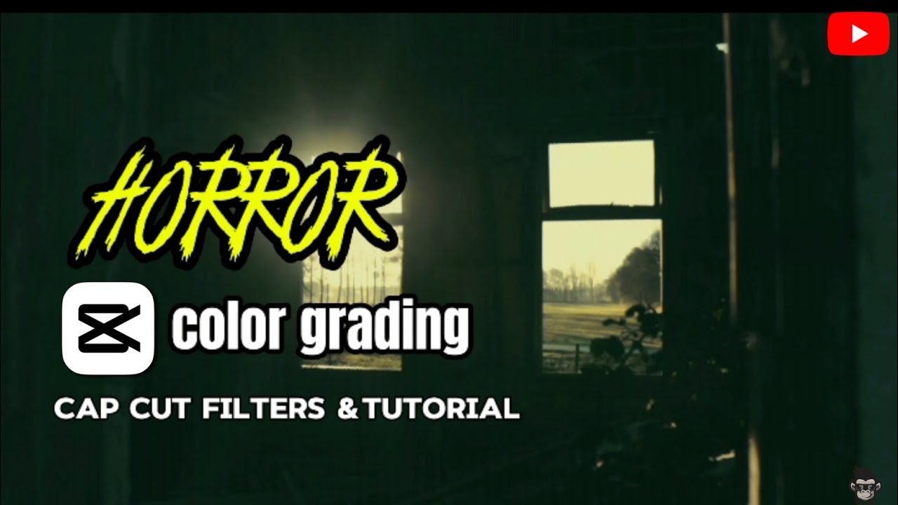 Horror color grading tutorial and cap cut filters |tutorial - YouTube