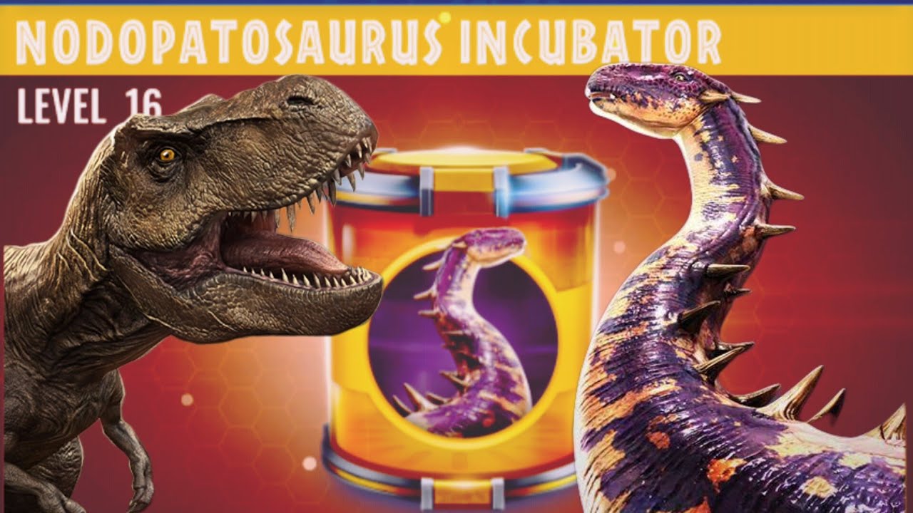 Nodopatosaurus Incubator | Jurassic World alive | - YouTube