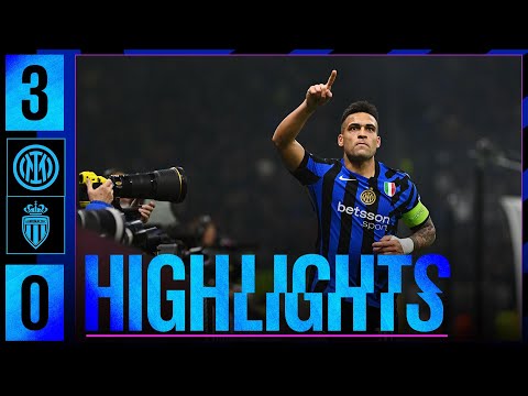 3️⃣ GOL PER CHIUDERE IL DISCORSO OTTAVI DI FINALE 💪 | INTER 3-0 MONACO | HIGHLIGHTS | UCL 24/25 ⚫🔵