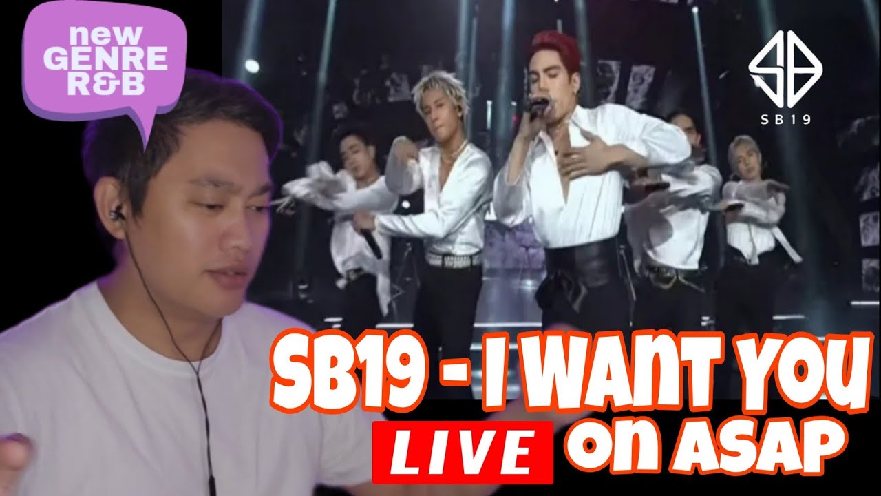 SB19 LIVE performance of " I Want You " on ASA - Reaction - YouTube