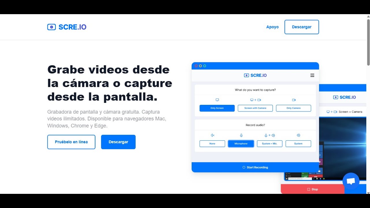 🎓 Tutorial | 2023 | [Scre.io] | 🔴 Graba desde Chrome y Edge 🖱️#chrome # ...