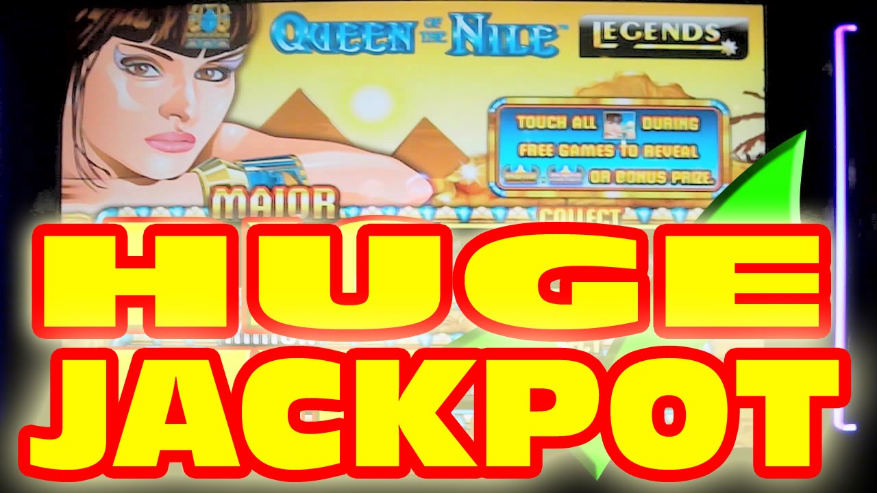 EPIC HANDPAY JACKPOT ON A QUARTER! Queen of the Nile Slot Machine SUPER ...