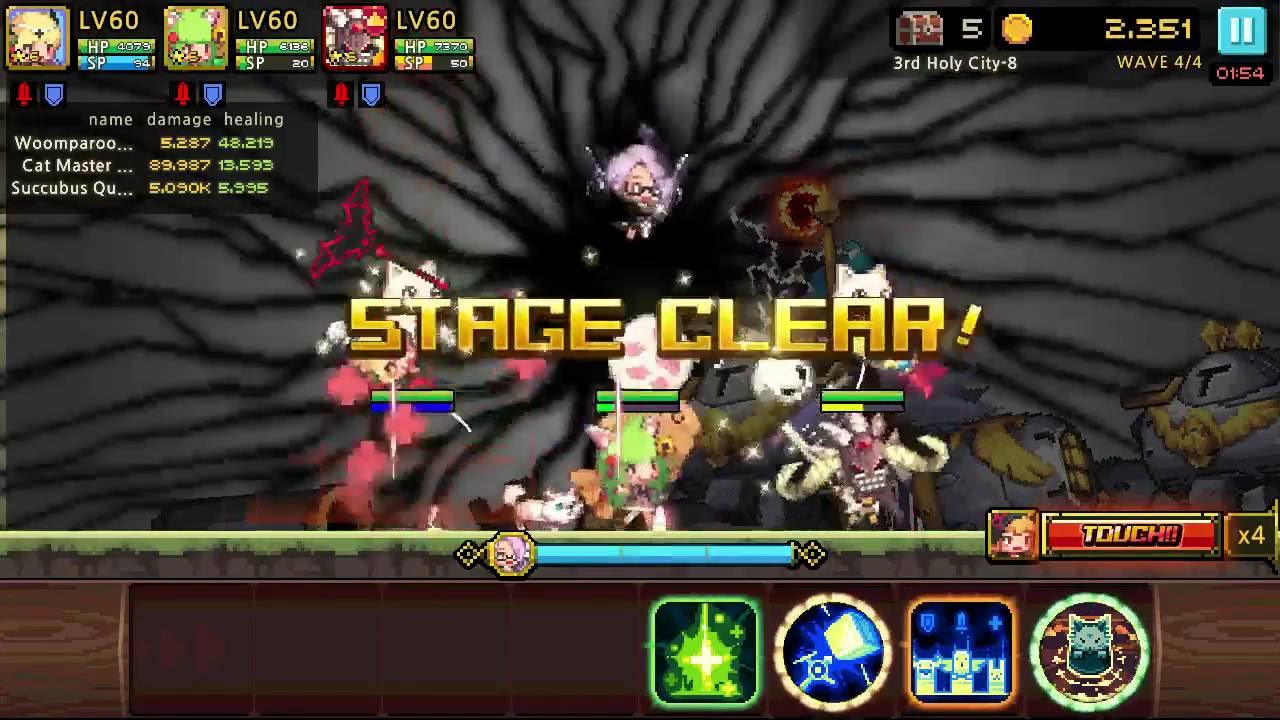 Crusaders Quest - 7-3-8N Rachel/Mew/Woompa Block Spam - YouTube