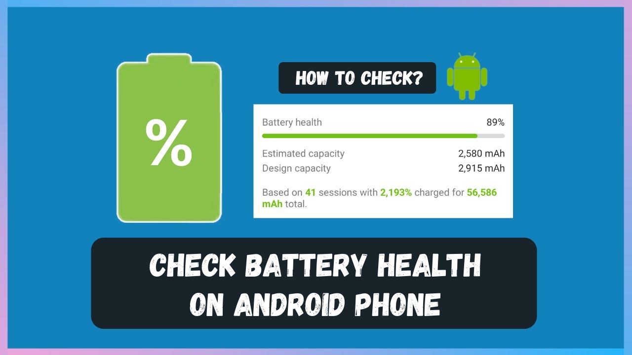 How to Check Battery Health on Android Phones - YouTube