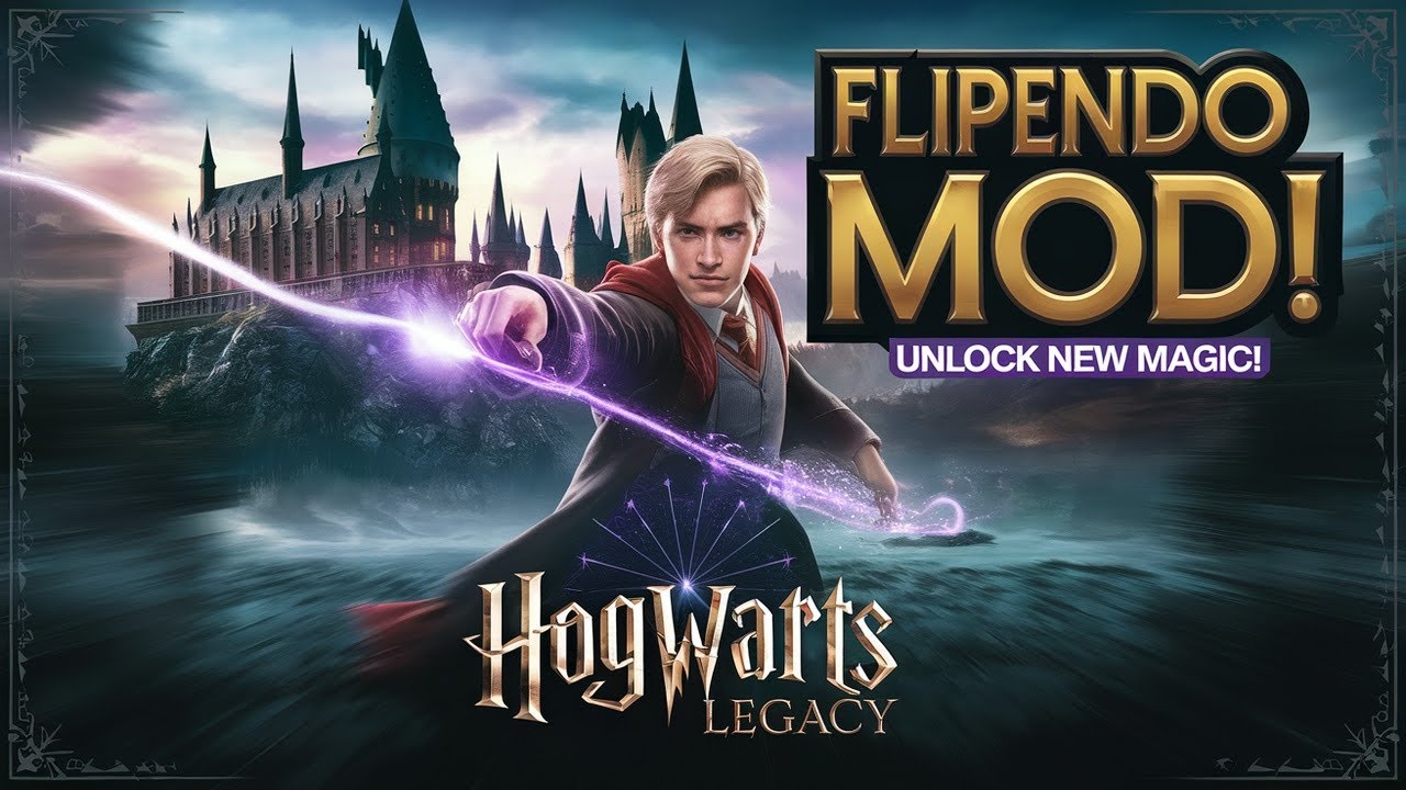 Hogwarts Legacy Flipendo Mod - YouTube
