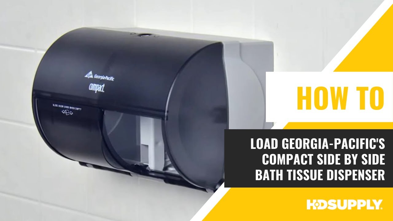 Georgia-Pacific's Compact Side by Side Bath Tissue Dispenser | HD ...