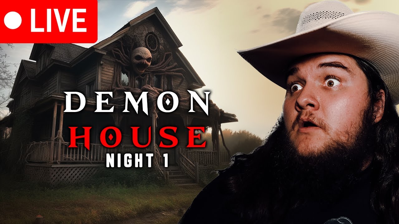 Living in a DEMON house Night 1 - YouTube