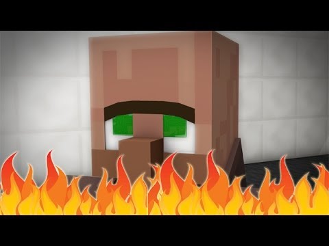 Minecraft 360: Burning Down the Village! =( - YouTube