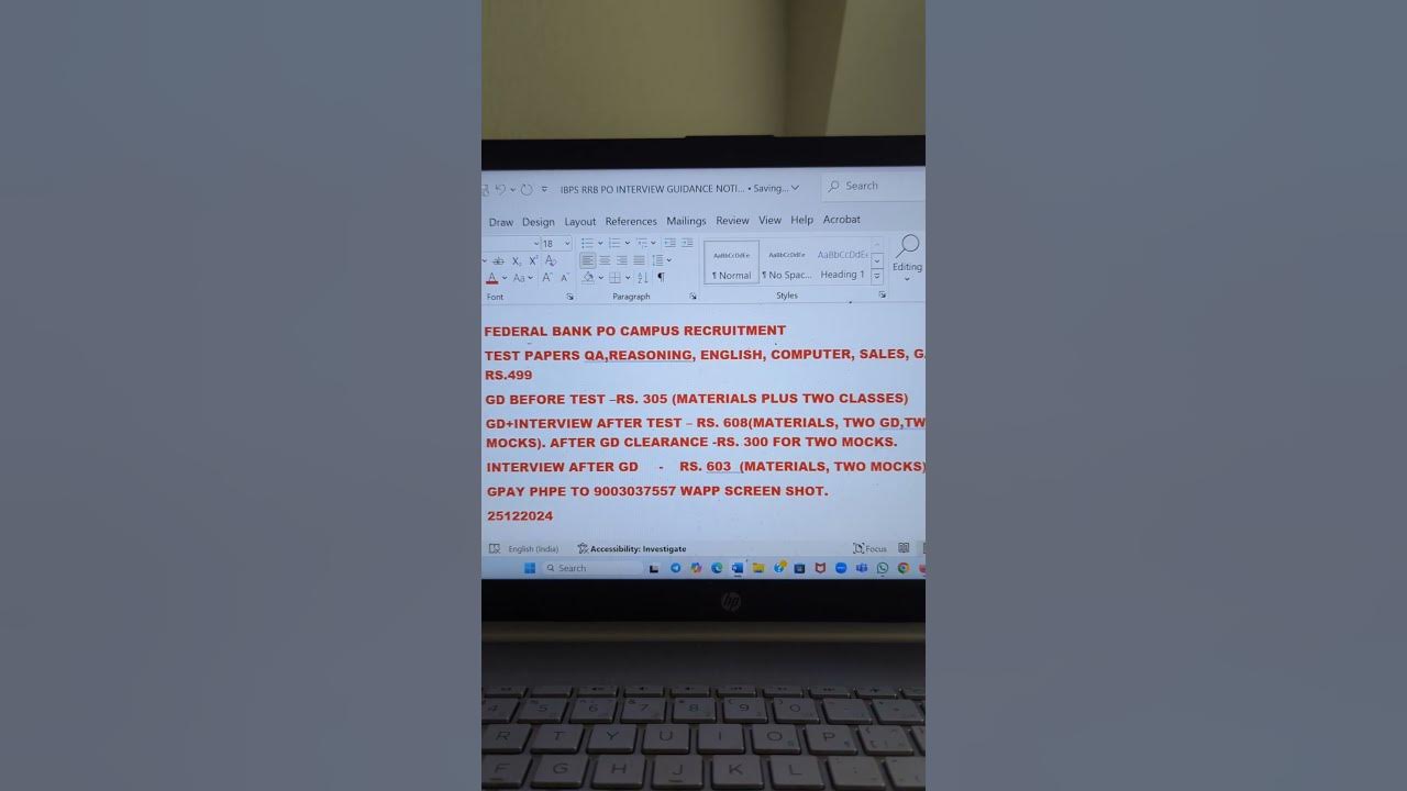 Bank Po campus materials, two gds,two mocks pl see comments - YouTube