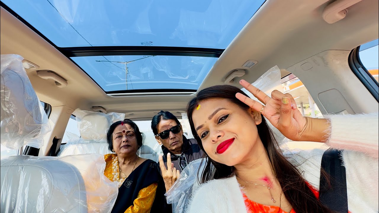 କେମିତି ଆସିଲା ନୂଆ ଗାଡି ! First show travel with the new car vlog ...