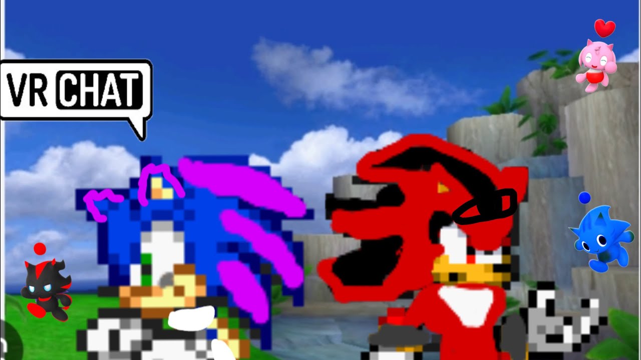 Cyber takes crimson to the chao garden in vrchat - YouTube