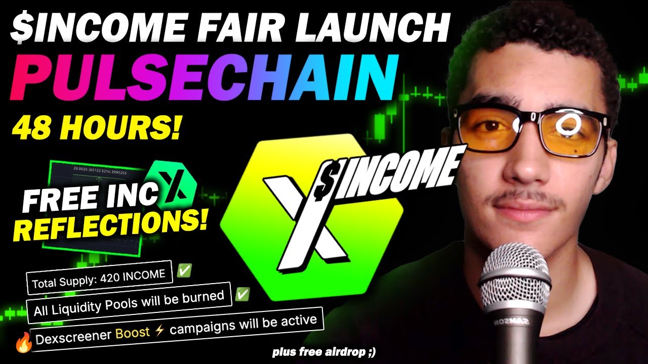 EARN FREE INC by holding $INCOME on PulseChain (Launching in 48 hours ...