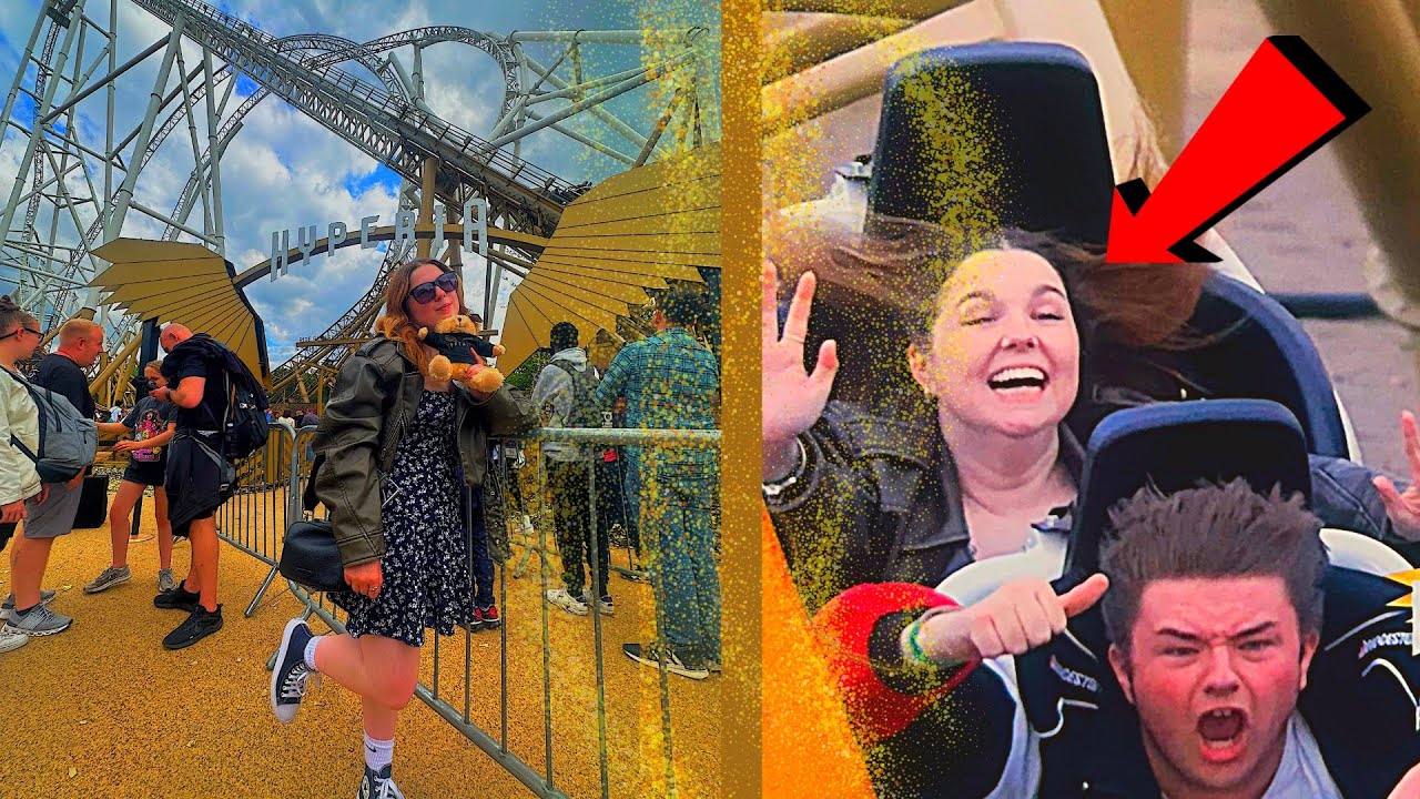 Riding the RECORD BREAKING HYPERIA for the FIRST TIME! - Thorpe Park’s ...