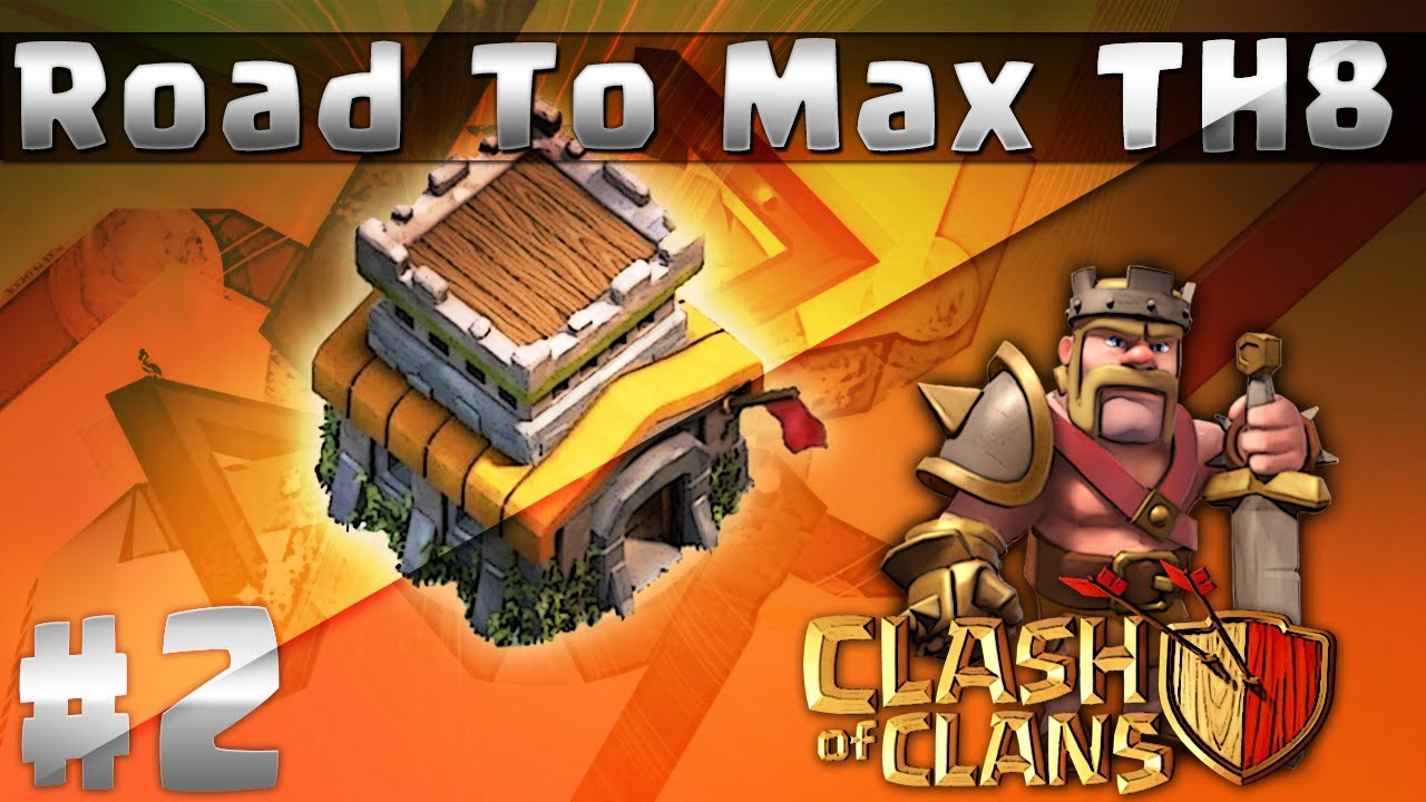 Road To Max Town Hall 8 Ep.2 Cannons, Teslas, TH8 Plan - YouTube