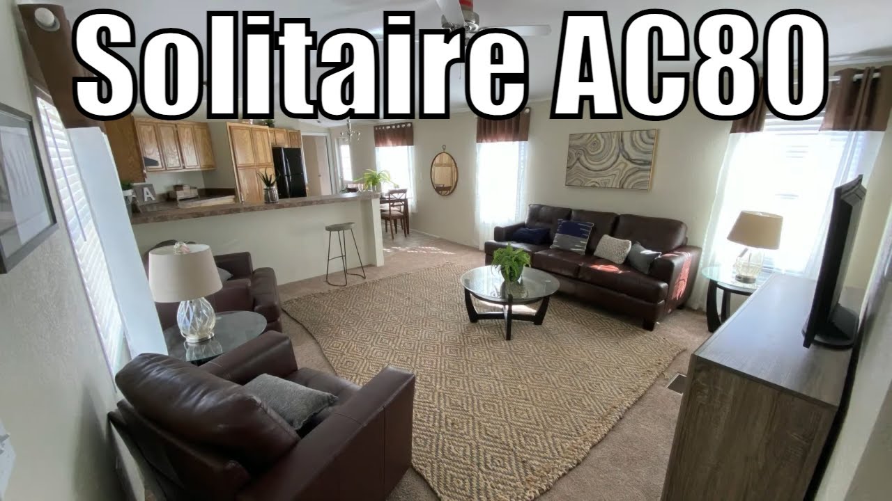 Solitaire Homes AC80 | Single Wide Manufactured Home | 3 Bed / 2 Bath ...