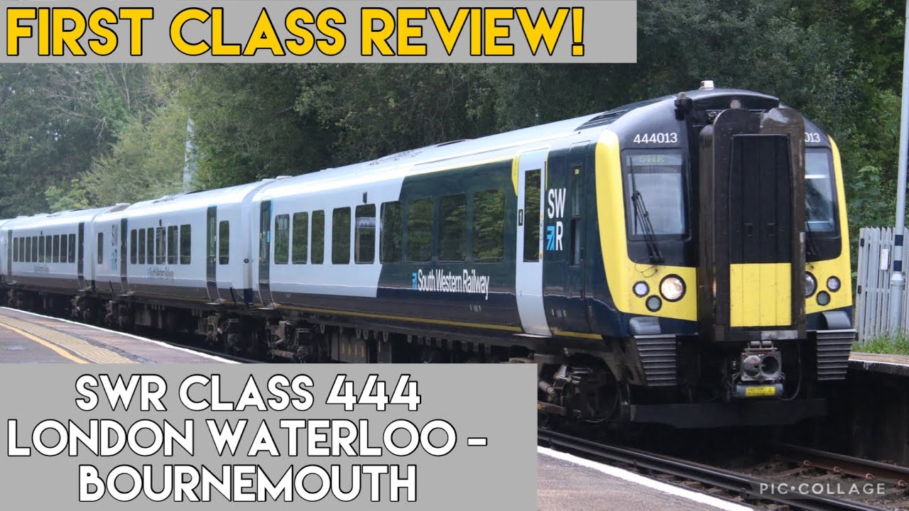 SWR Refurbished Class 444 - First Class Review! (London - Wareham ...