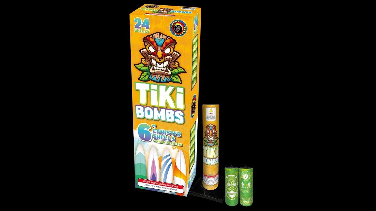 GREAT GRIZZLY TIKI BOMBS 24 SHELLS 6' PREMIUM ARTILLERY SHELLS New for ...
