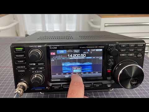 Icom IC-7300 firmware V1.41 (July 2021) - YouTube