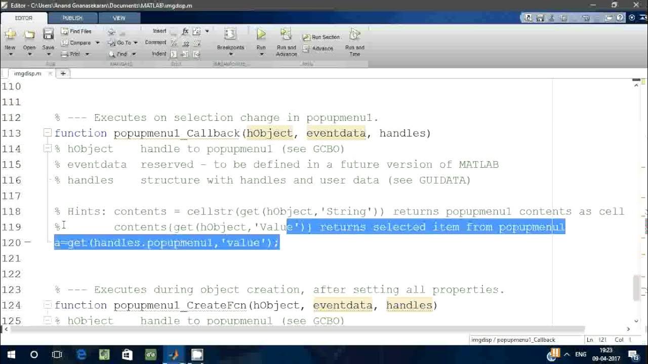 MATLAB GUI Tutorial 4 Push button options to image display - YouTube