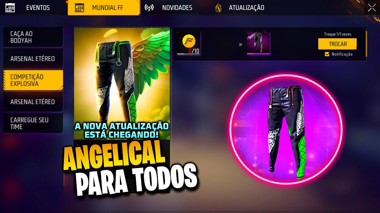 SAIU AGORA! CALÇA ANGELICAL VERDE GRÁTIS, MELHOR EVENTO DE NATAL E ...