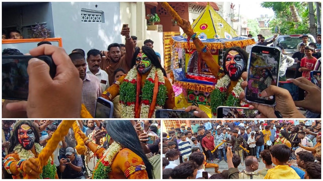 Lalapet bablu potharaj first thotala procession2024/Kumar potharaj ...