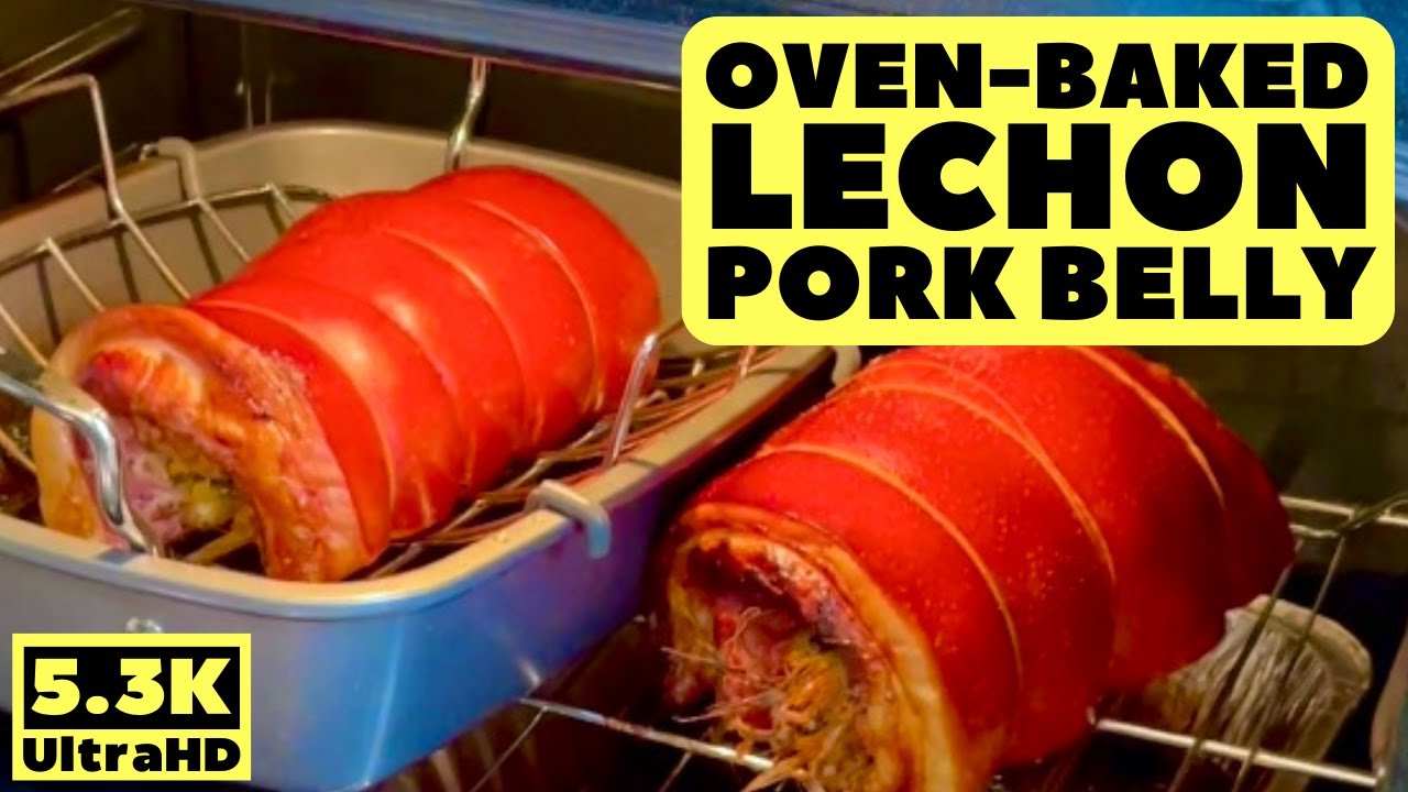 Oven-Baked Lechon Pork Belly l How To Cook It - YouTube