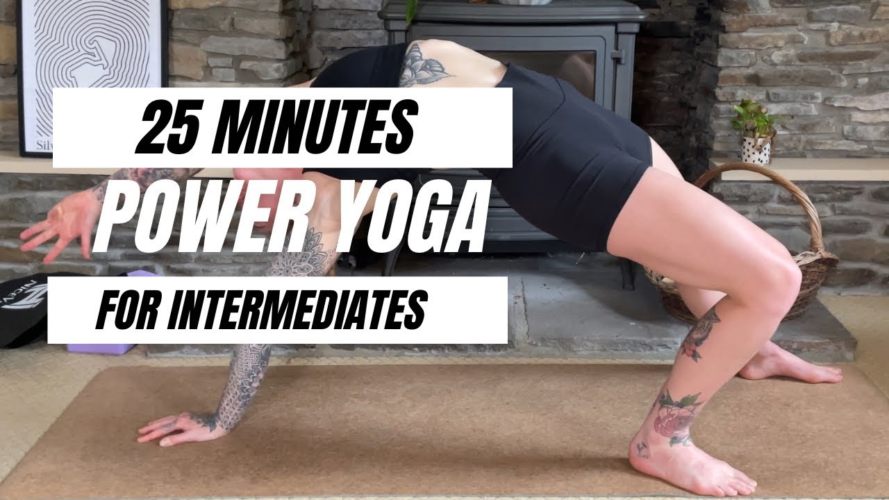 Intermediate Power Yoga Flow for Strength, Mobility & Flexibility - YouTube