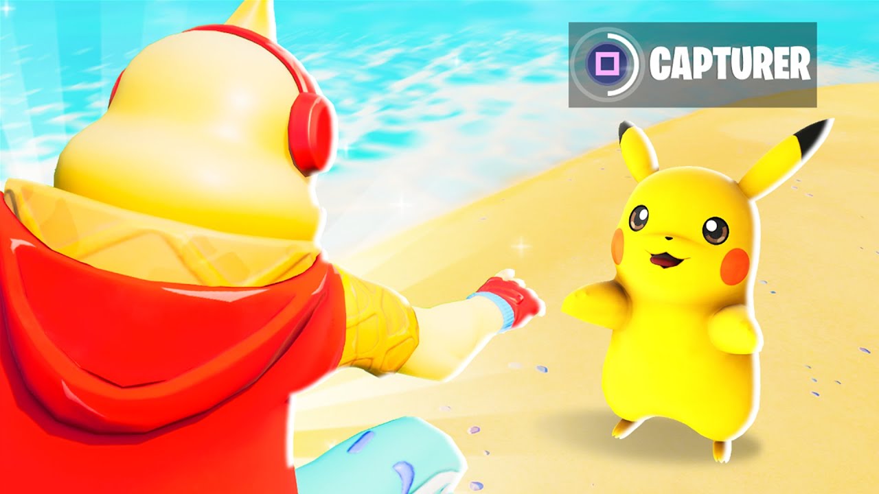 Je CAPTURE les NOUVEAUX POKEMONS sur FORTNITE !! ( Aventure Fortnite ...