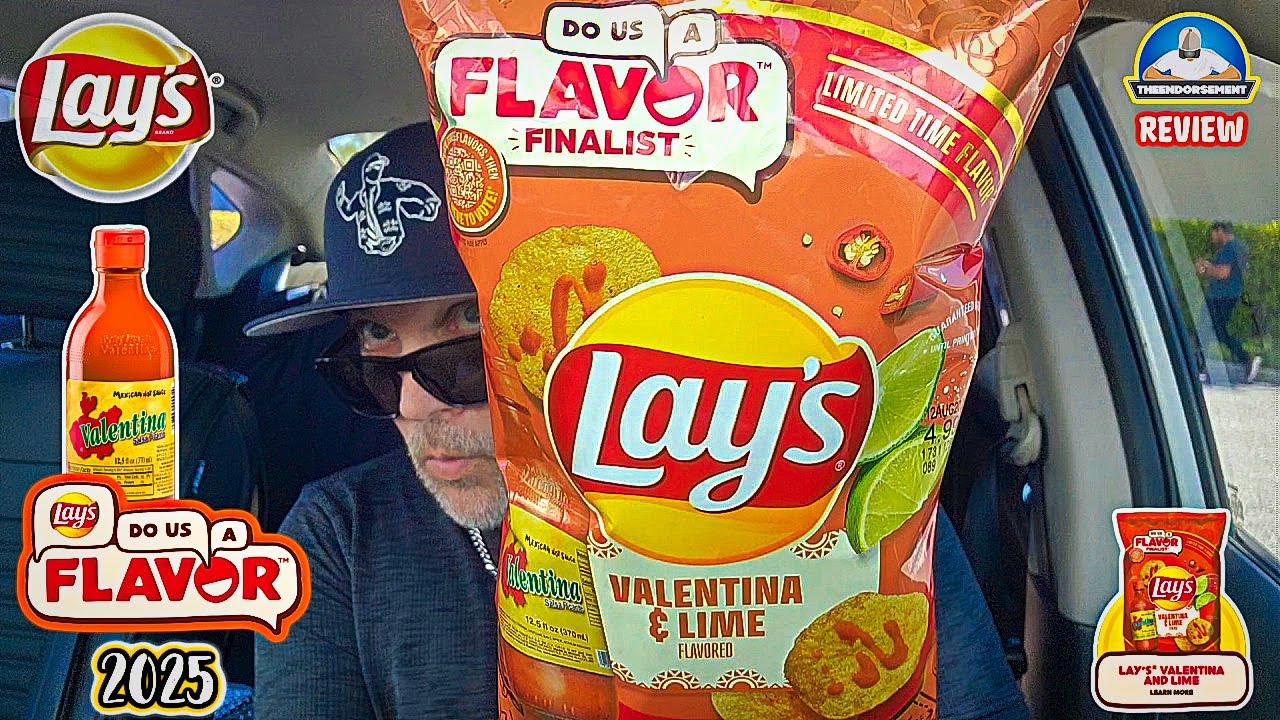 Lay's® Valentina & Lime Potato Chips Review! 🌶️🍋‍🟩🥔 | Do Us A Flavor ...