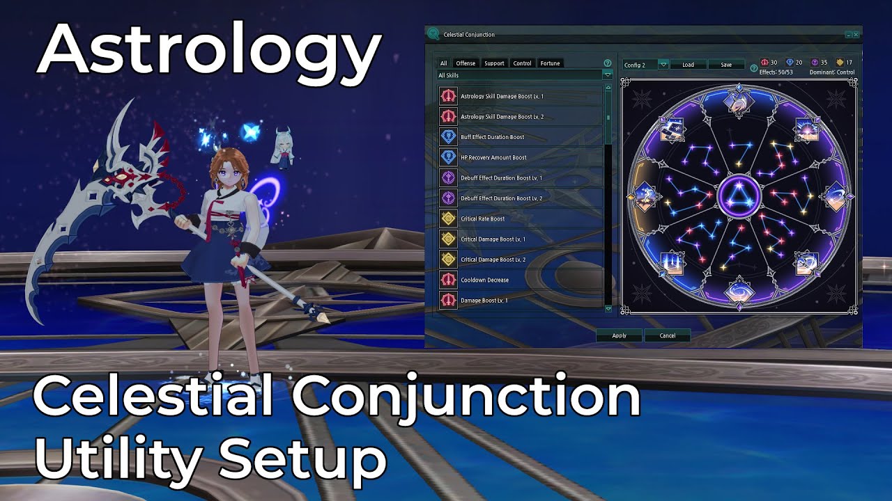 [Mabinogi] Astrology Celestial Conjunction Utility Setup - YouTube