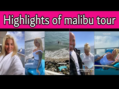Highlights of Jessica cakes and husband malibu carlifonia tour
