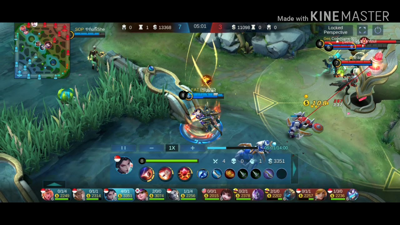 MLBB GAMEPLAY-Watch What Happens When Hanabi Gets Too FAT In Early Game ...