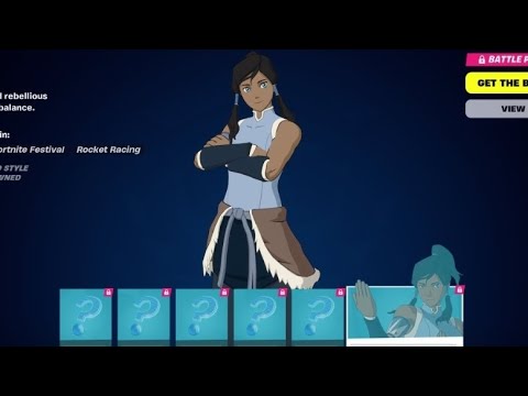 Fortnite | Avatar : Korra Skin reveal & Gameplay 🤯 - YouTube