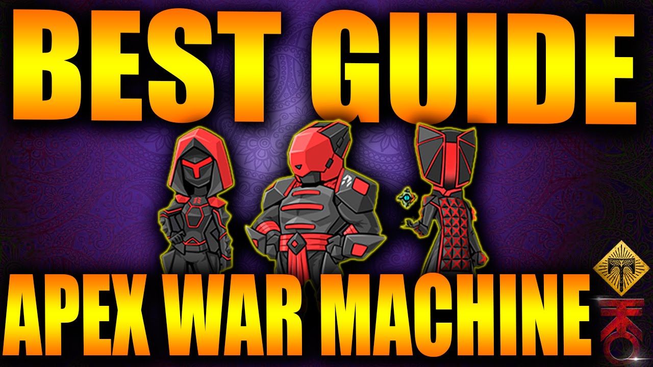 Destiny | HOW TO BEAT APEX WAR MACHINE EASY GUIDE FULLY EXPLAINED ...