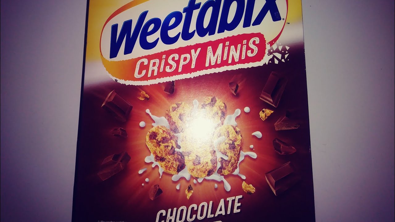 Weetabix crispy minis chocolate chip unboxing - YouTube
