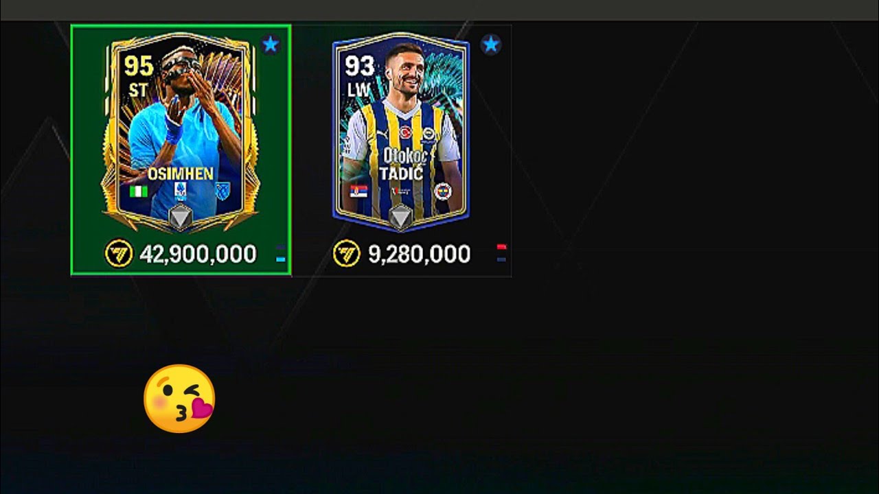 Osimhen VS Tadic in FC Mobile 25 - YouTube