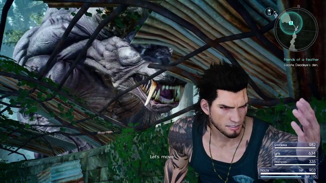 FINAL FANTASY XV All DLC Bounty hunting deadeye - YouTube